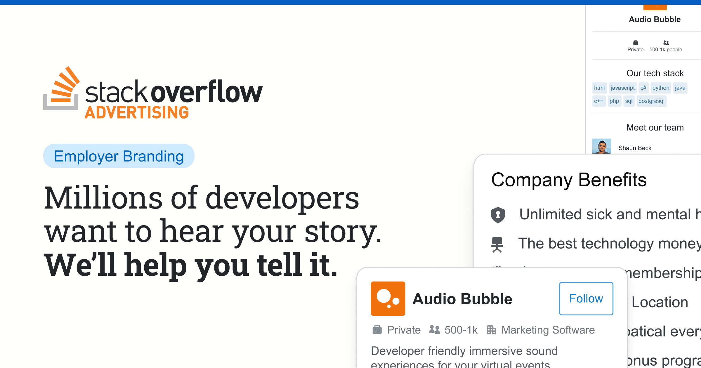 Use Case: Employer Branding – Stack Overflow Advertising